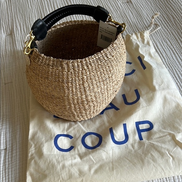 Clare V | Bags | Clare V Pot De Miel With Black Leather Handle | Poshmark